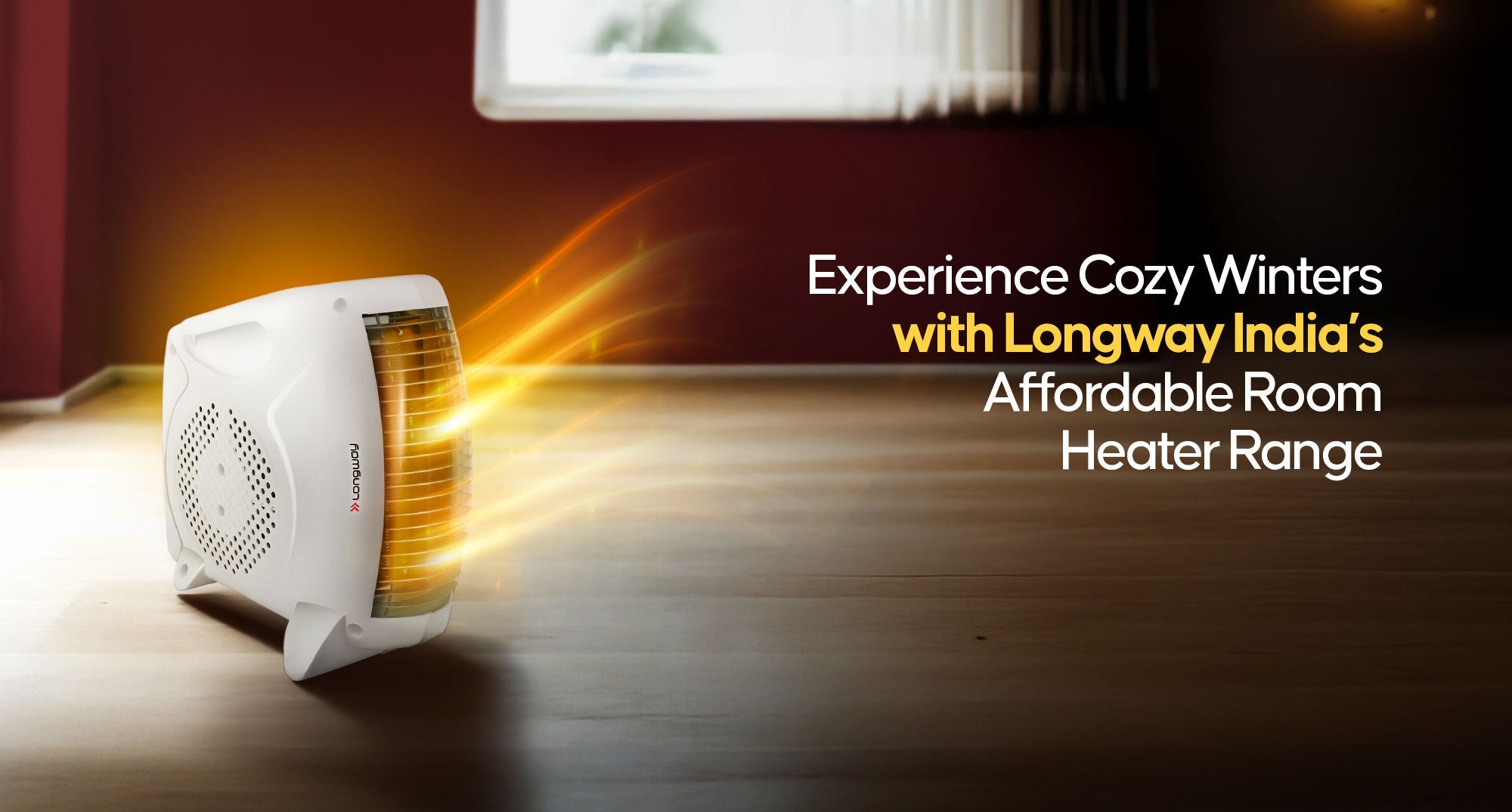 Experience Cozy Winters with Longway India’s Affordable Room Heater Ra