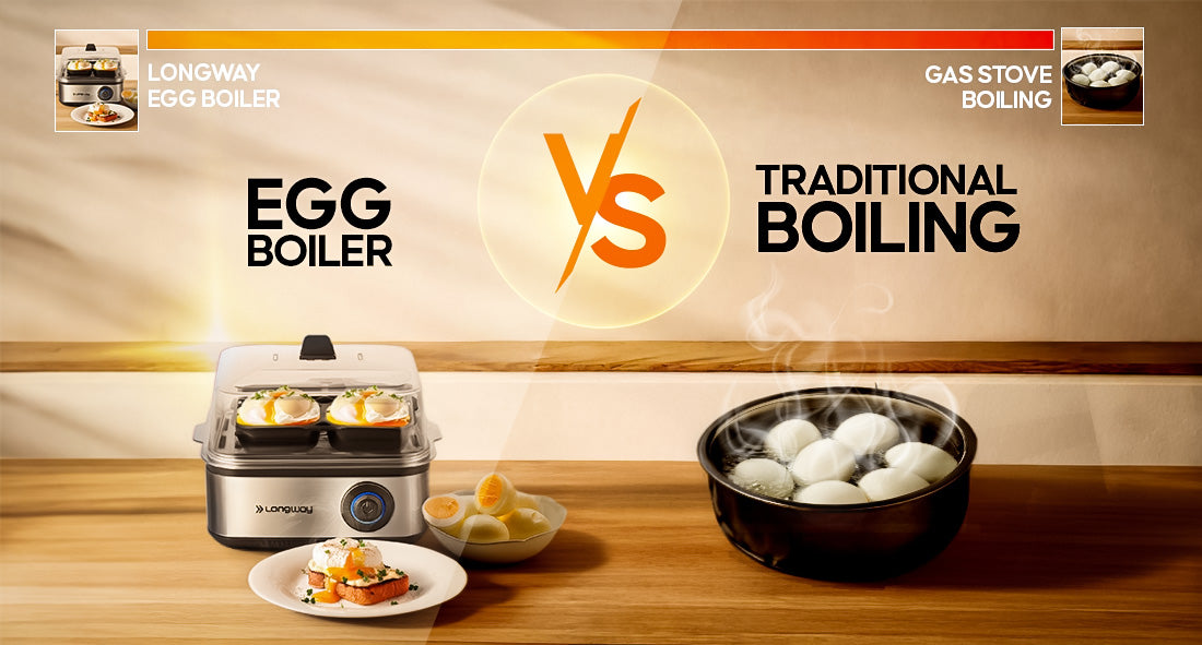 Egg Boiler vs Traditional Boiling: Which Method Is Better? – Longway India