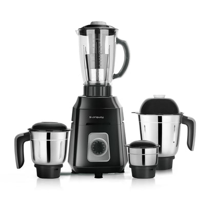 Longway Duron 1000 Watt Juicer Mixer Grinder with 4 Jars for Grinding ...